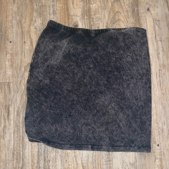 Skirts | Dark Grey Wash Skirt | Poshmark